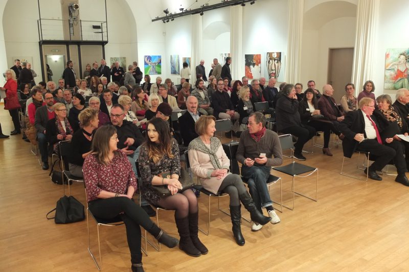 13. Dezember 2017: Vernissage zur Mitglieder-Jahresausstellung des Kunstvereins Deggendorf im ...