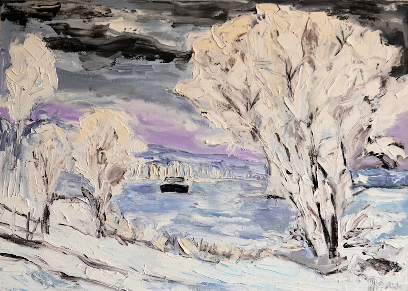 Daheimbleiben – Kalter Wintertag am Mettener Donauknie – Metten ...